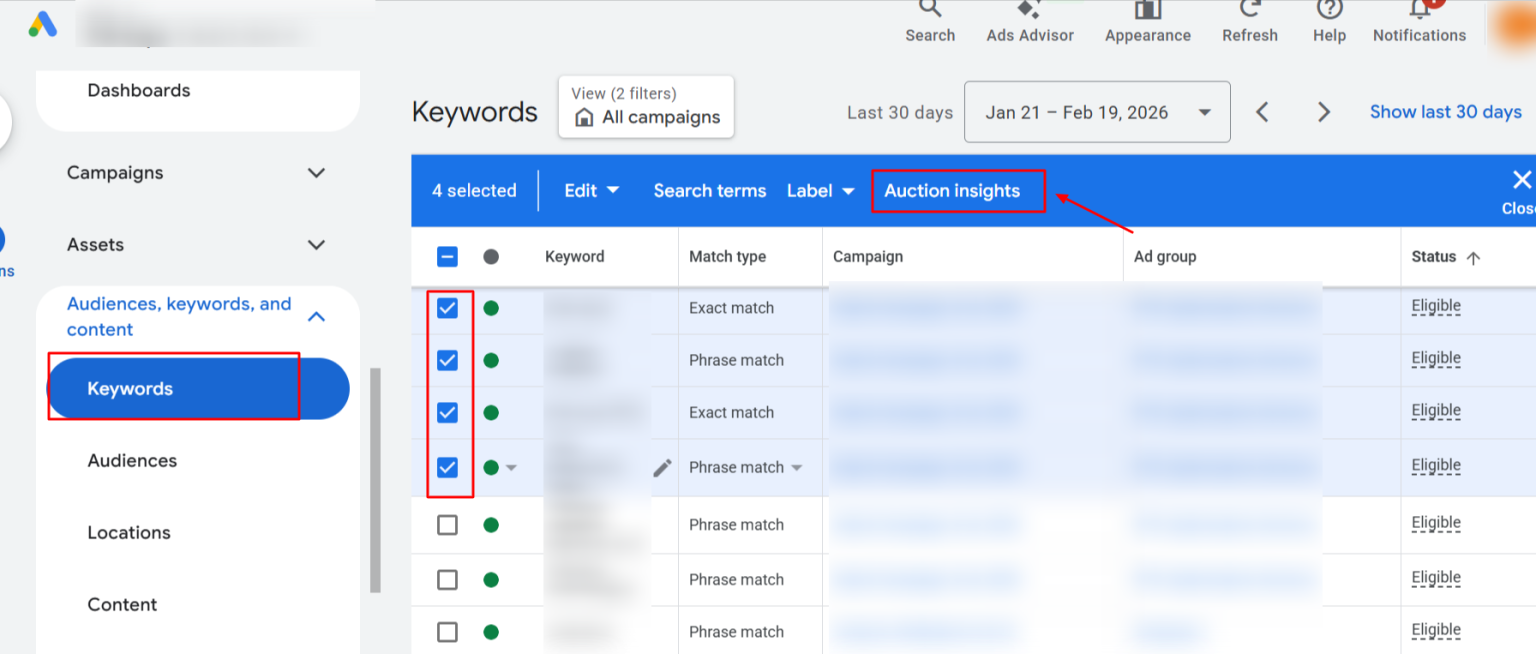 Google Ads Auction Insights: 2026 Guide to Tracking and Outmaneuvering ...